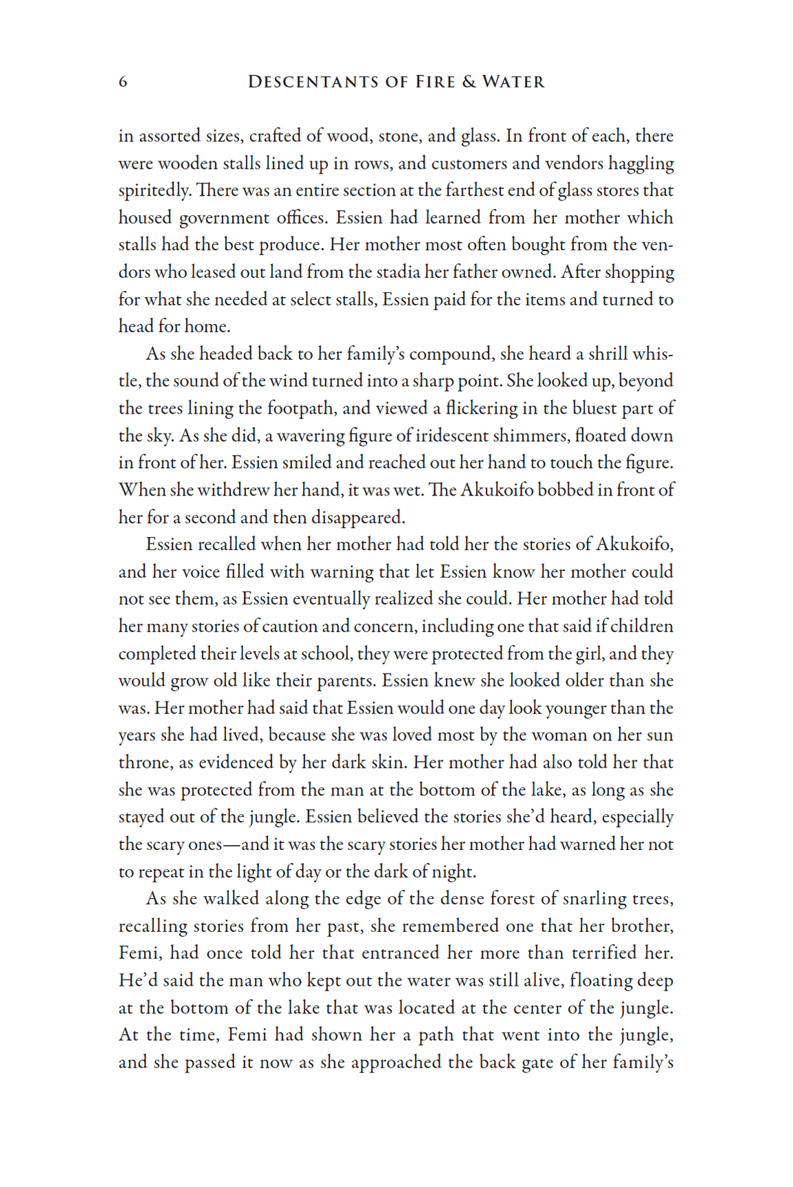 Descendants of Fire & Water (Essien of Alkebulan, 1) — Turner Publishing