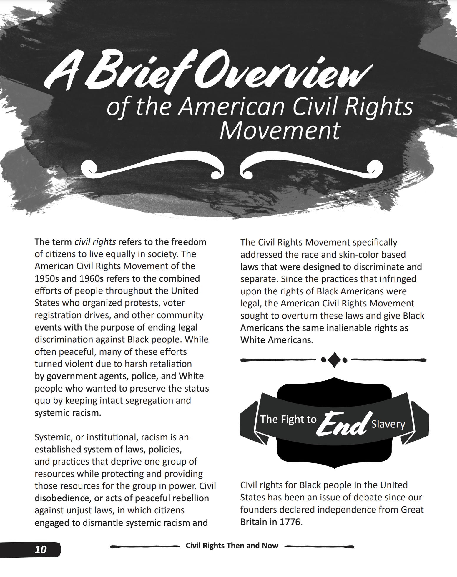 Civil Rights Then and Now — Turner Publishing