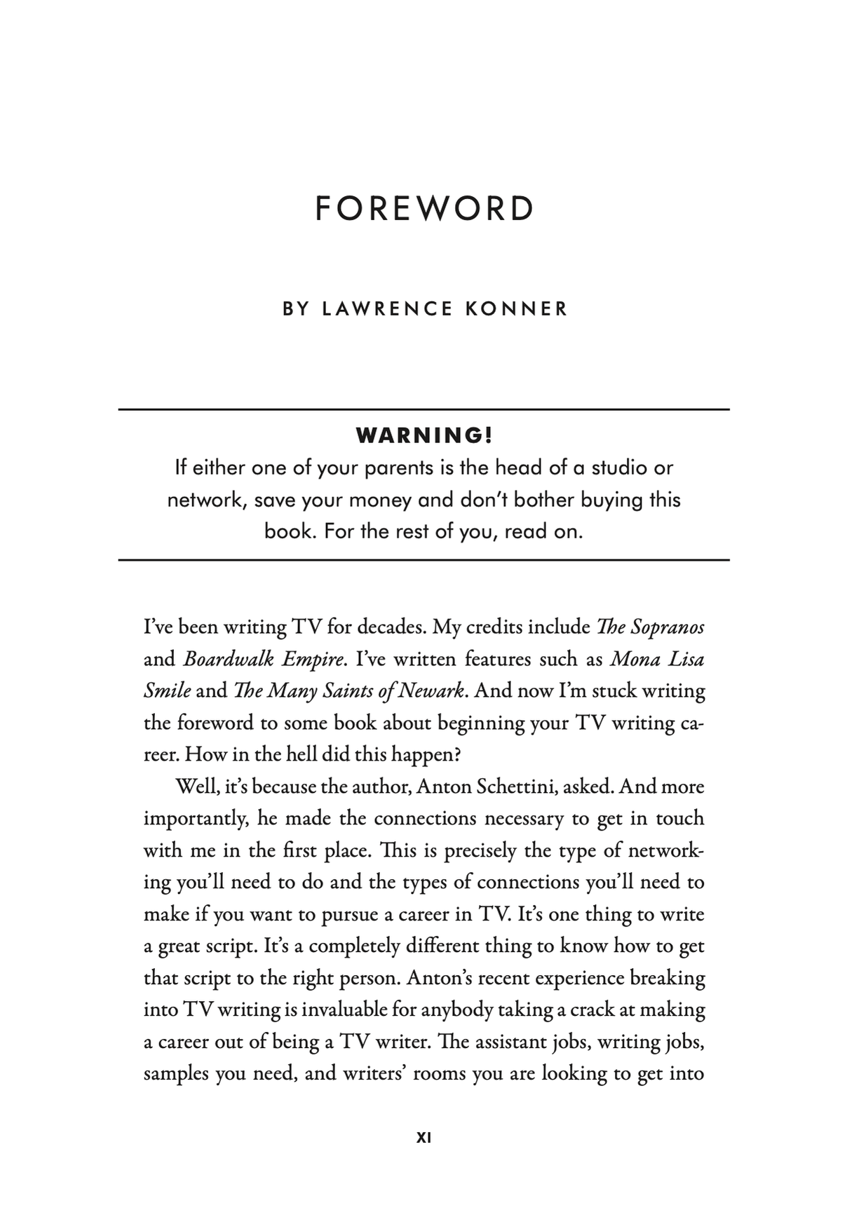 Breaking into TV Writing — Turner Publishing
